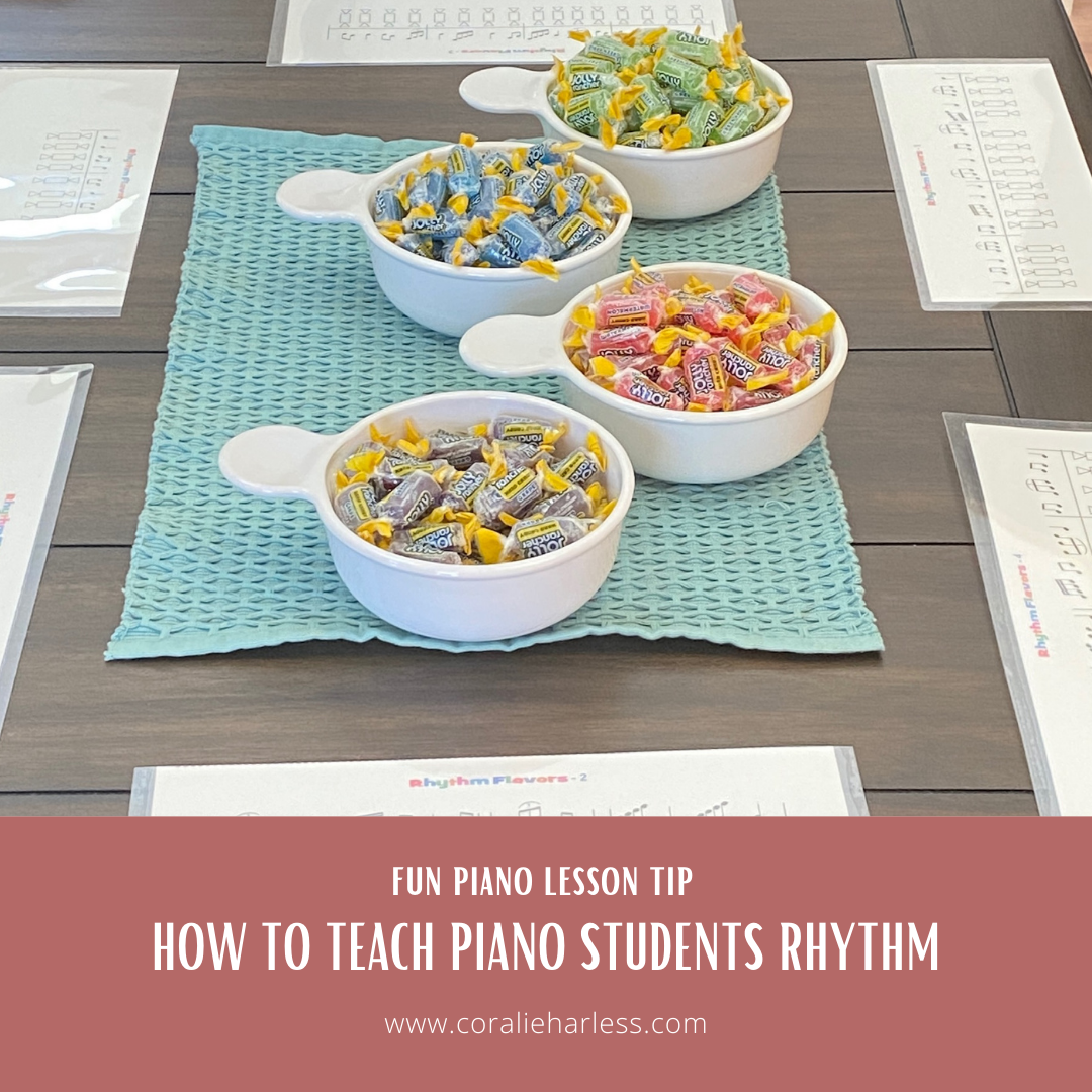 How to Teach Piano Students Rhythm + Freebie - Coralie Harless